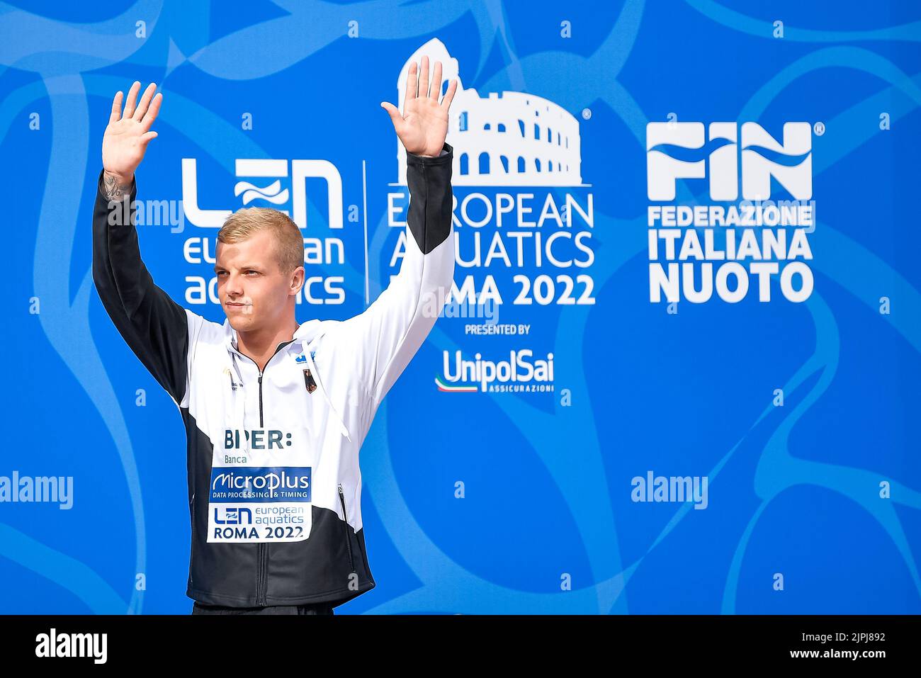 Roma, Italy. 18th Aug, 2022. BARTHEL Timo GER GERMANY1m Springboard Men ...