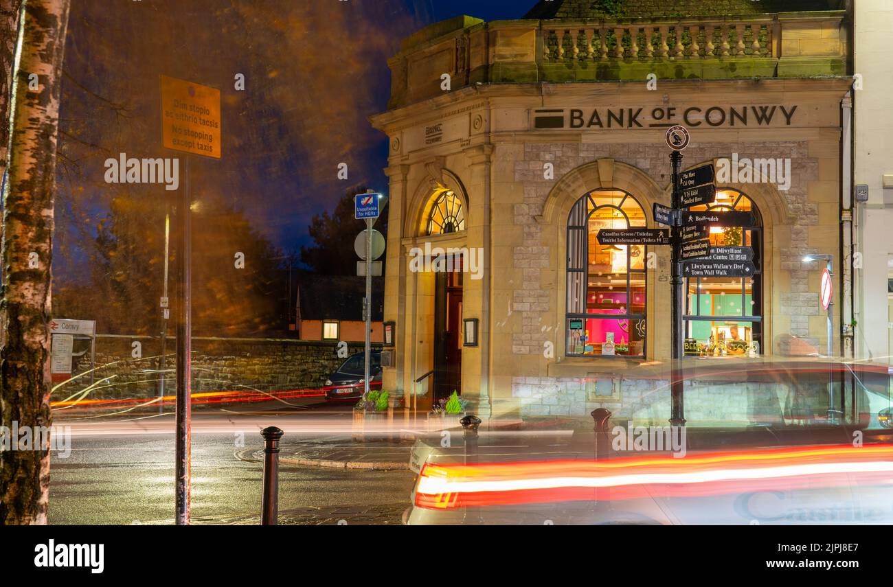 The old HSBC Bank in Conwy, now Bank of Conwy Bar. This branch was ...