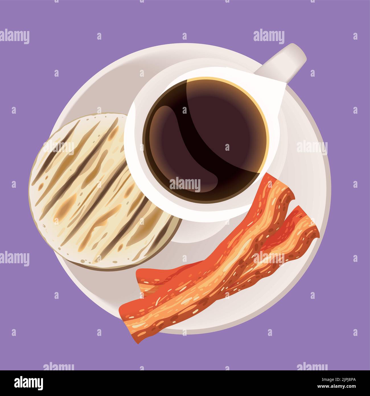 Arepa and chocolate Stock Vector Images - Alamy