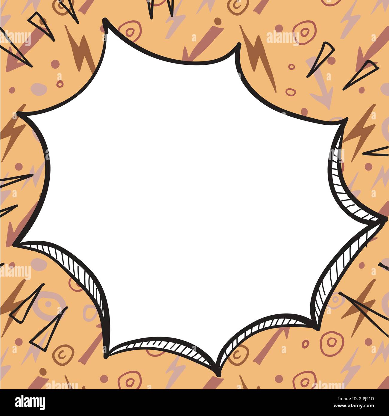 Comics Design Frames. Beautiful Photo Frame Set With Boom Bubbles For ...