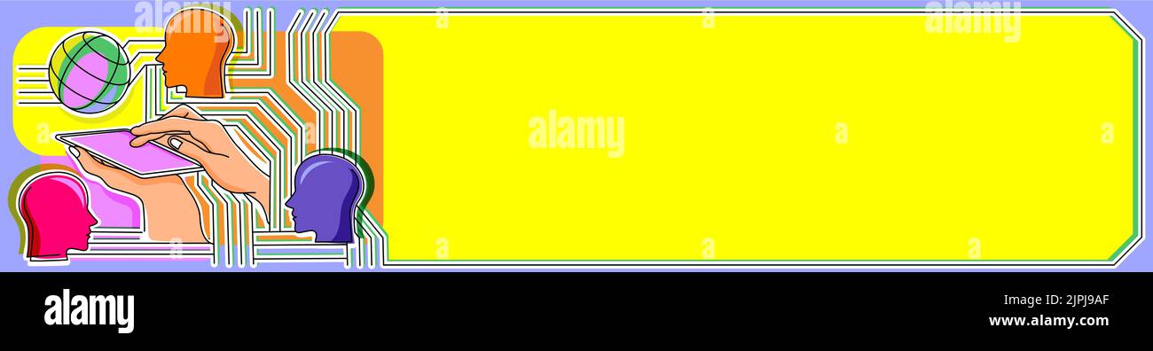 Businessmen Communicating Through System, Hands On Tablet. Three ...