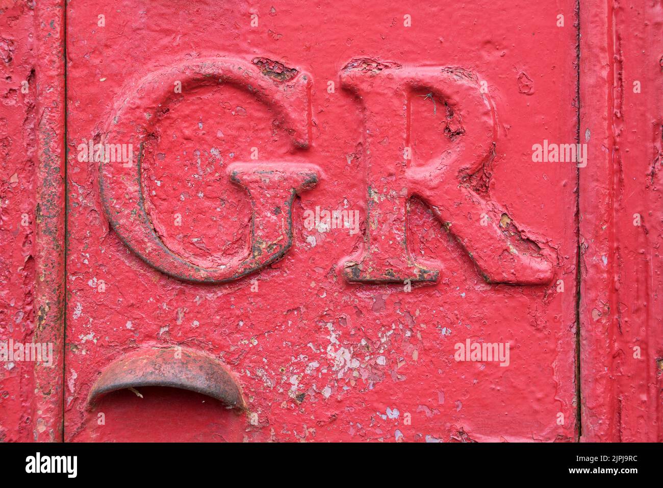 Old gr post box hi-res stock photography and images - Alamy
