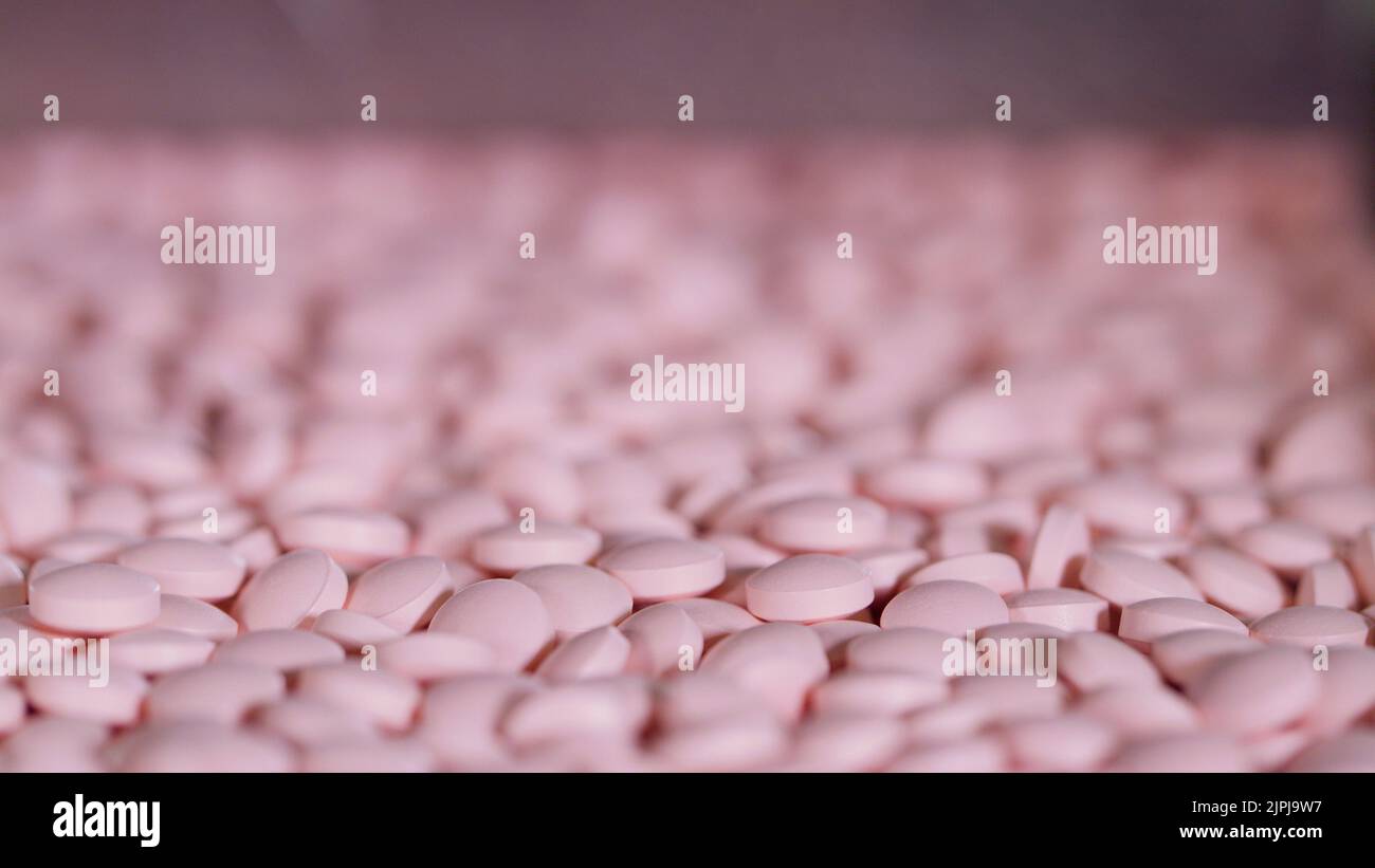 Process of production of pills, tablets. Industrial pharmaceutical ...