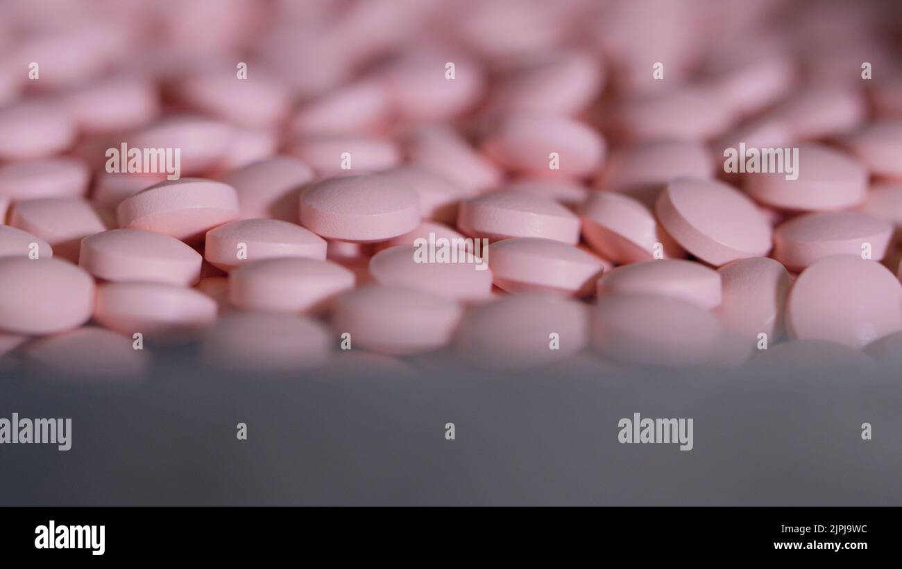 Process of production of pills, tablets. Industrial pharmaceutical ...