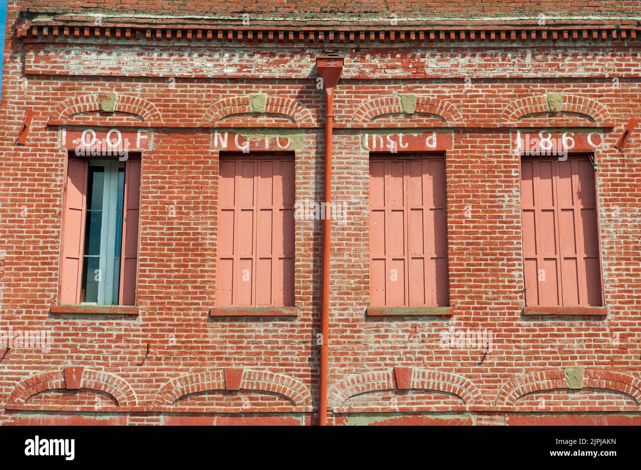 Odd Fellows/McCully Building, Jacksonville, Oregon, USA Stock Photo - Alamy