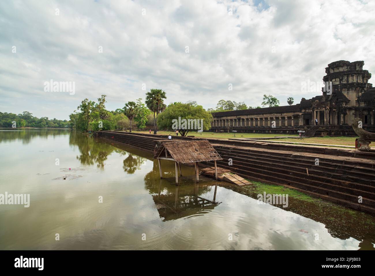 Angkor Wat Temple Complex. Siem Reap City is a historical touristy ...
