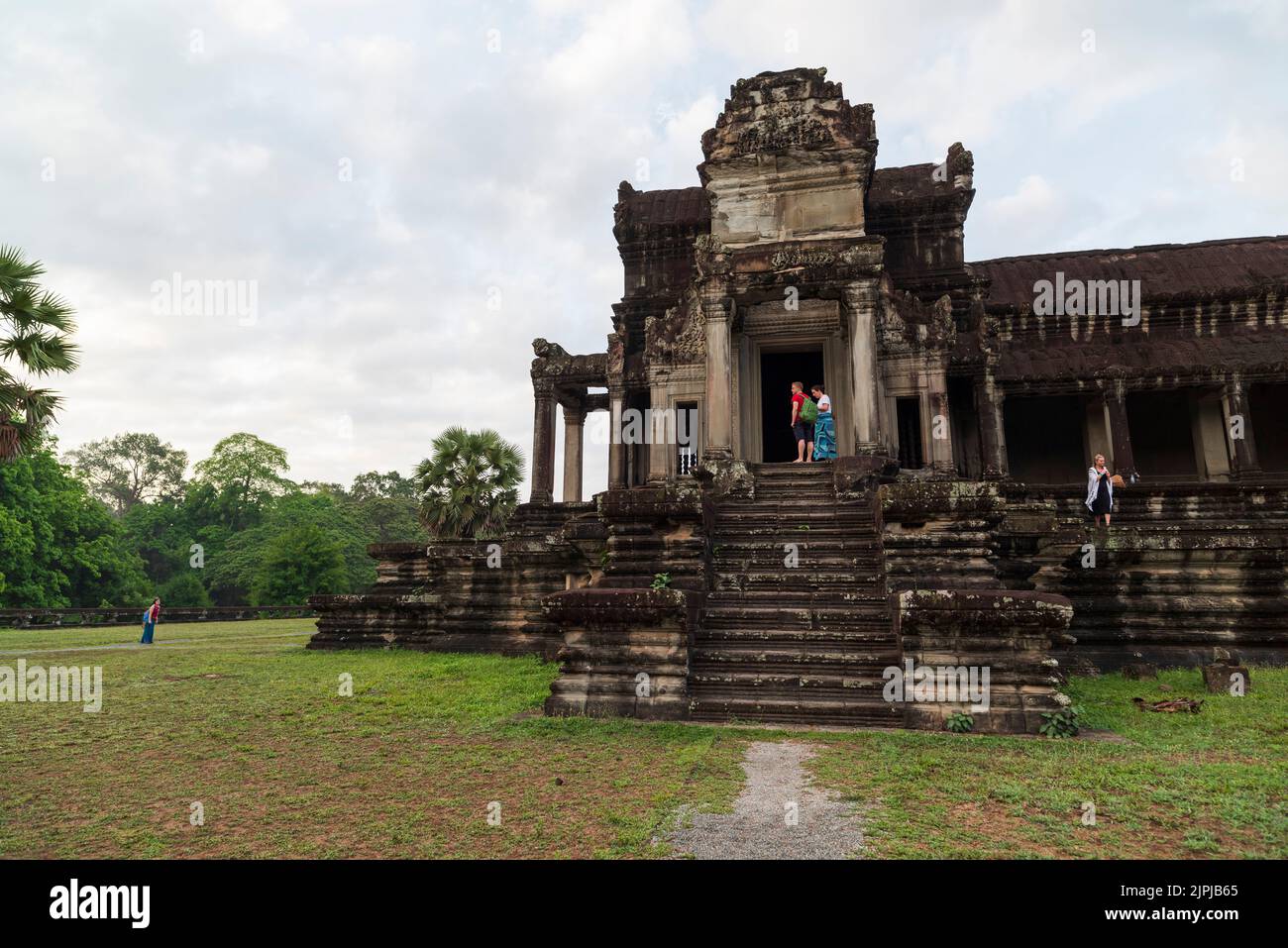 Angkor Wat Temple Complex. Siem Reap City is a historical touristy ...