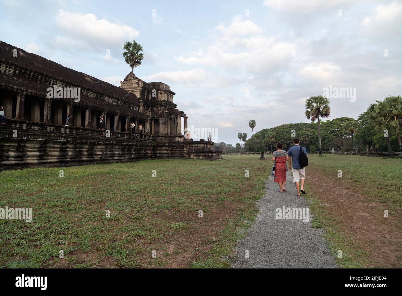 Angkor Wat Temple Complex. Siem Reap City is a historical touristy ...