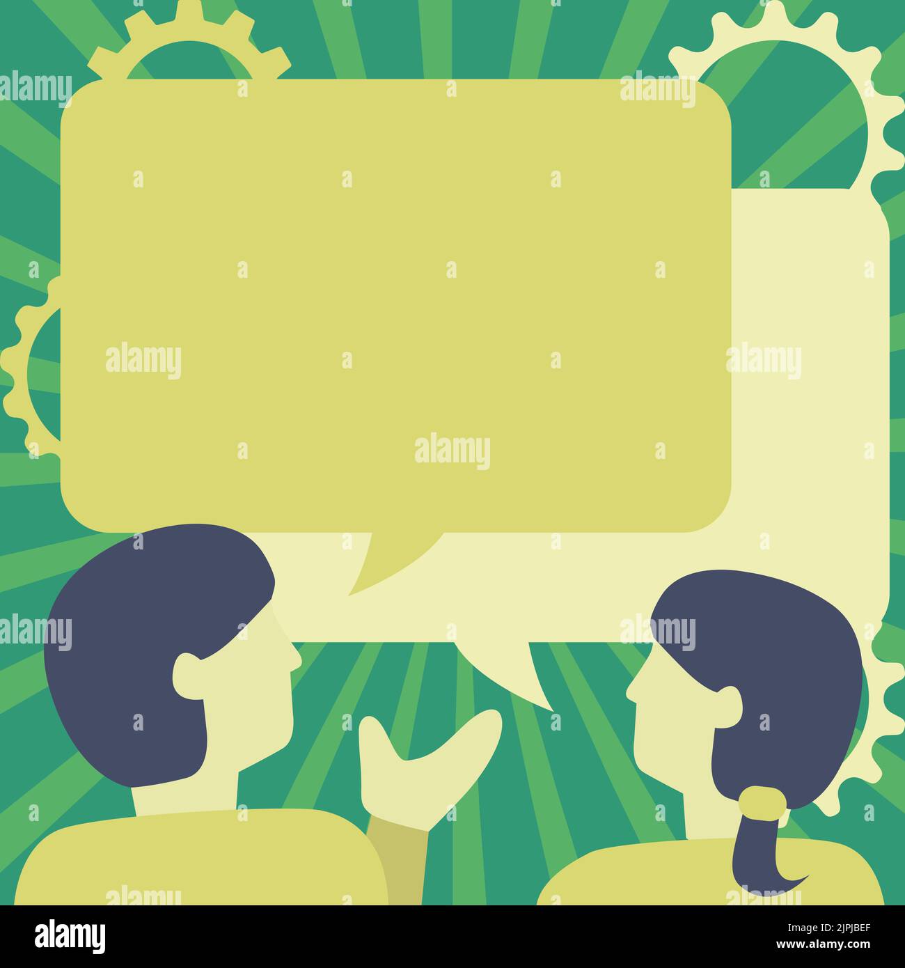 Two men talking inspiration Stock Vector Images - Alamy