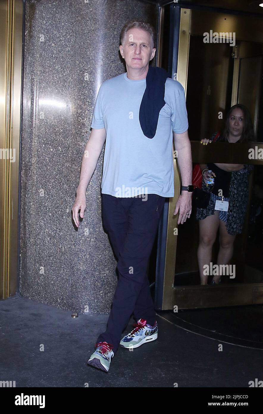 New York, NY, USA. 18th Aug, 2022. Michael Rapaport seen after an appearance on New York Live in ...