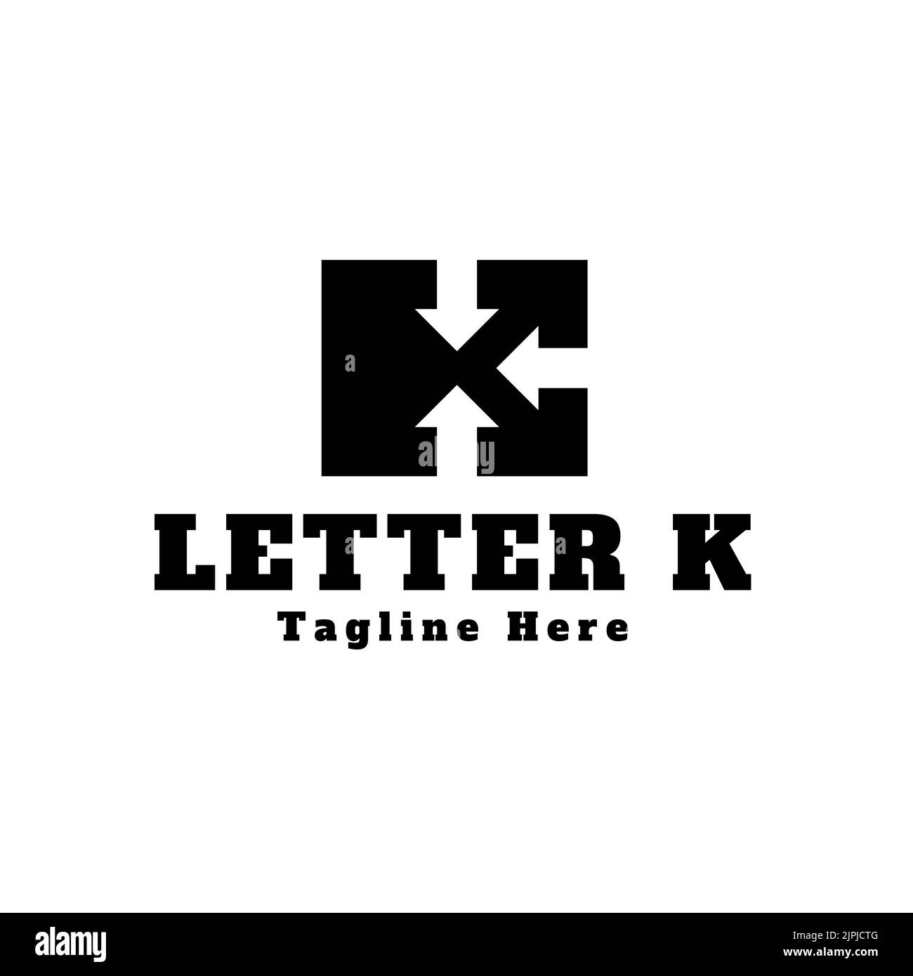 A vector illustration of a letter K Stock Vector Image & Art - Alamy