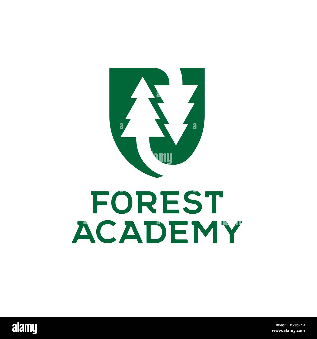 A vector illustration of forest academy Stock Vector Image & Art - Alamy