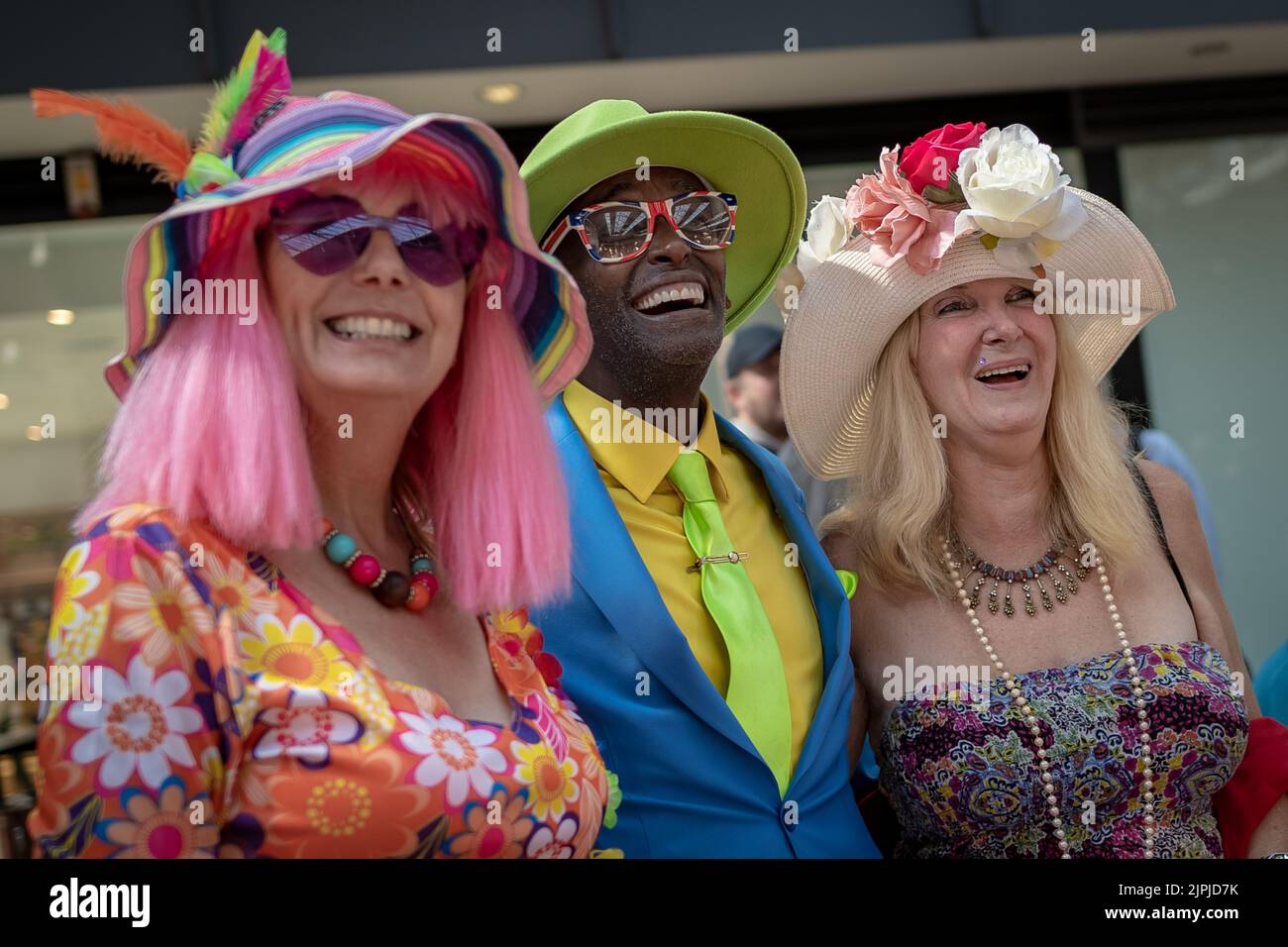 London, UK. 18th August 2022. London Colour Walk at Old Spitalfields ...