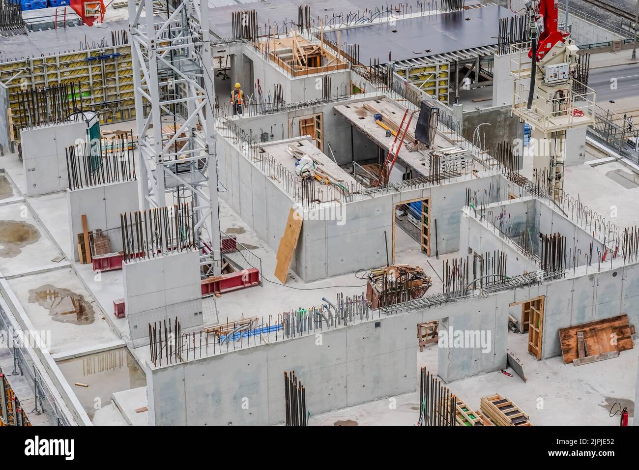 building construction site Stock Photo - Alamy