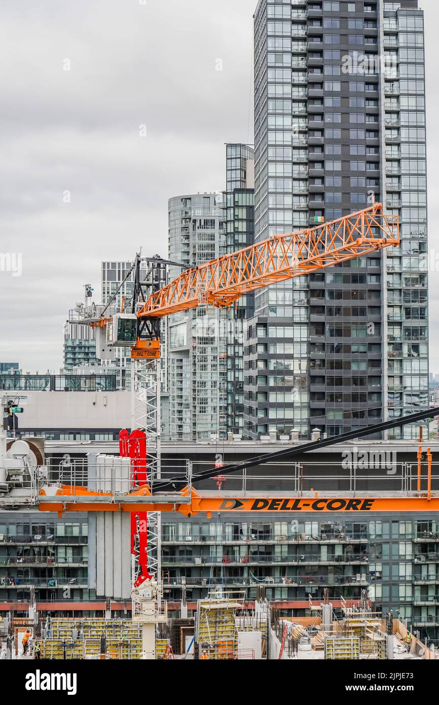 toronto condo market construction downtown Stock Photo - Alamy