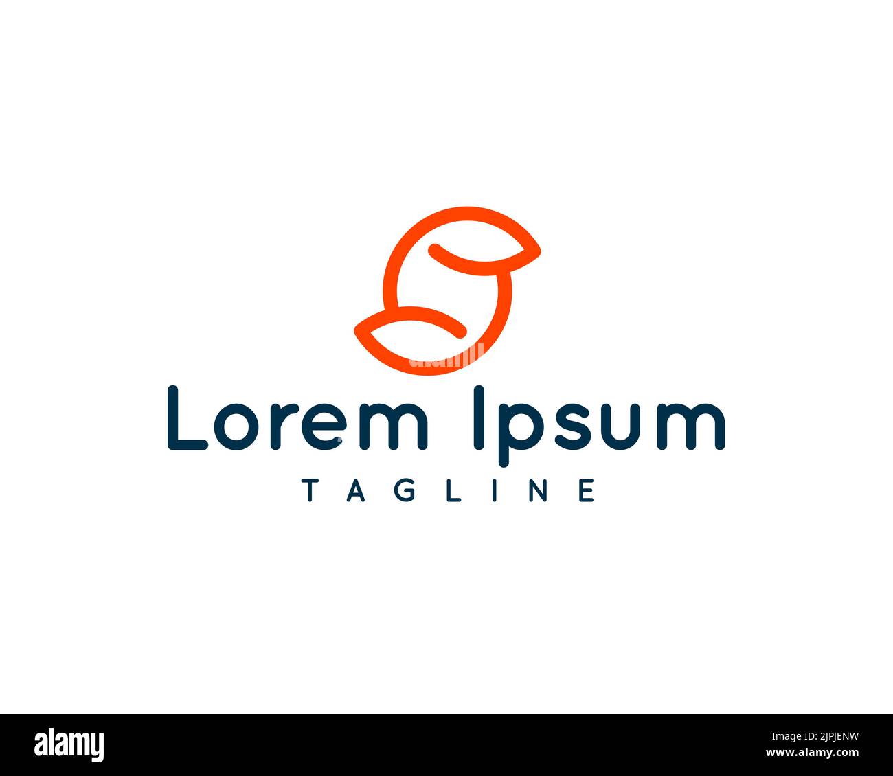 A vector of a logo idea for a company with lorem ipsum text on the ...