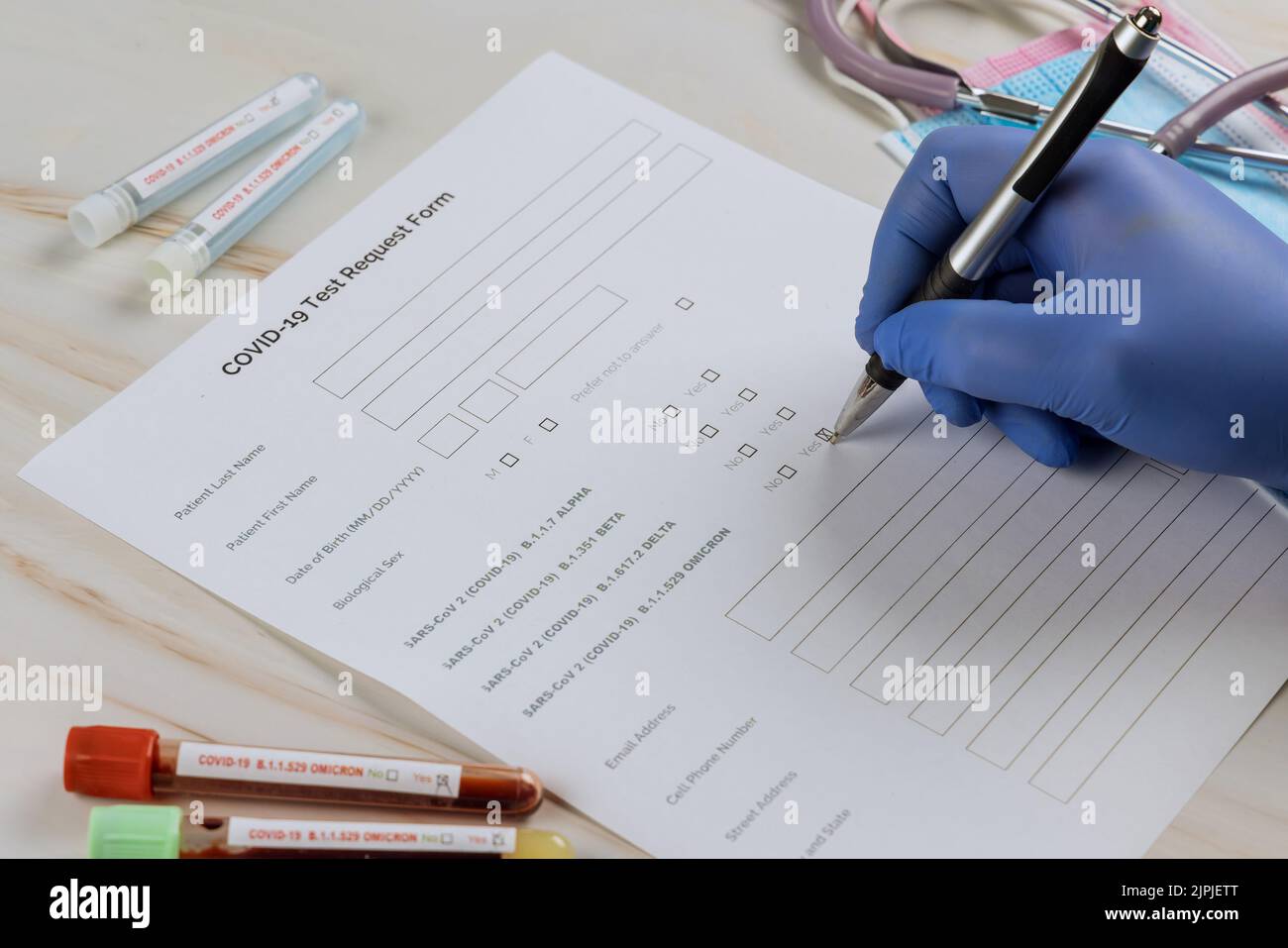 form, filling, test results, omicron, corona-variante, forms, bottling ...