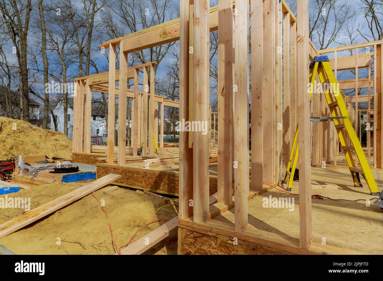 beams, wooden construction, Wooden construction, beam, wooden ...