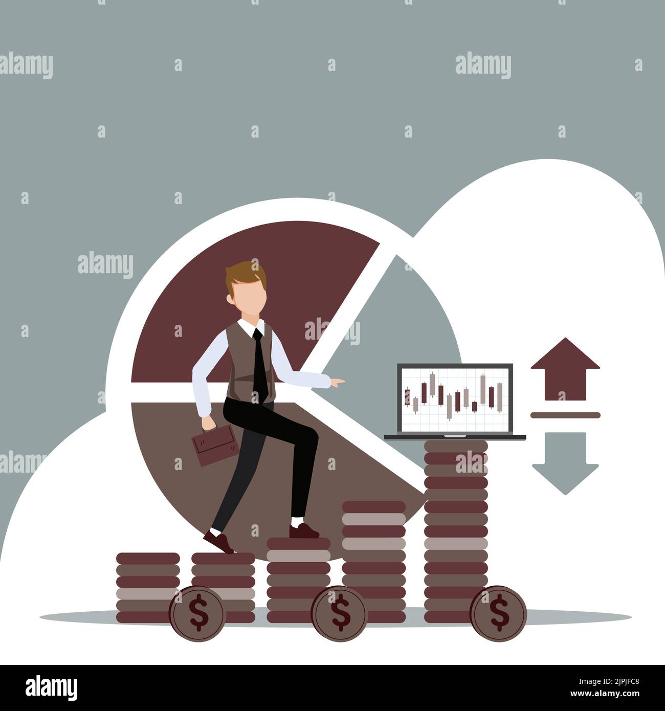 Defining goals Stock Vector Images - Alamy