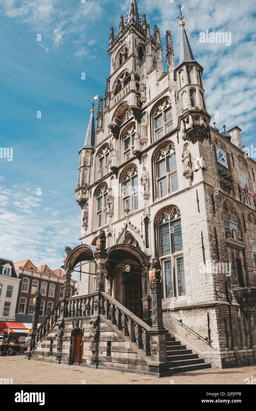 town hall, gouda, town halls, goudas Stock Photo - Alamy