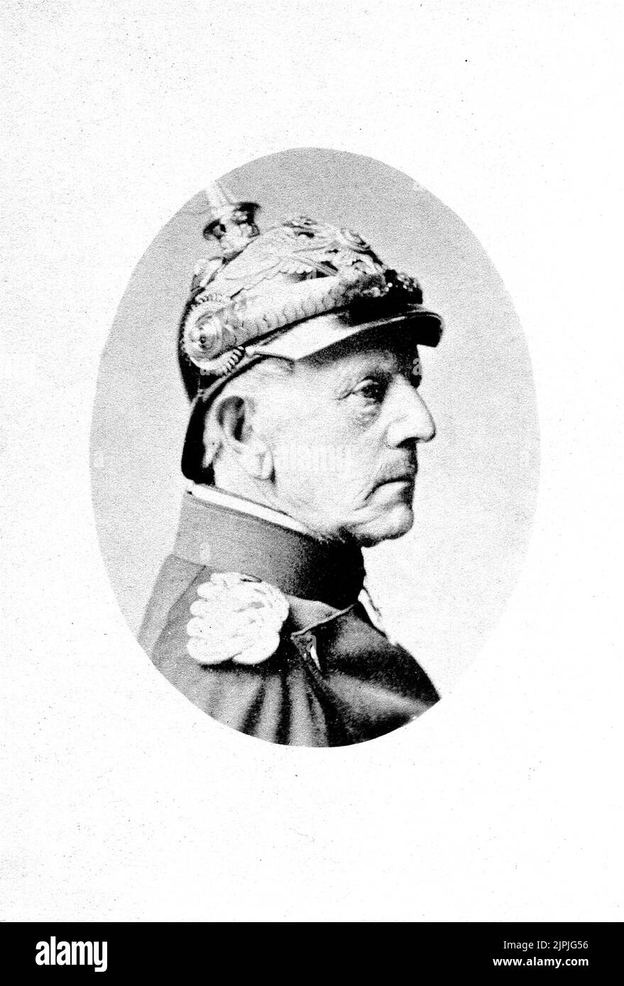 The german prussian General Helmuth Karl Bernhard Von MOLTKE ( 1800 ...