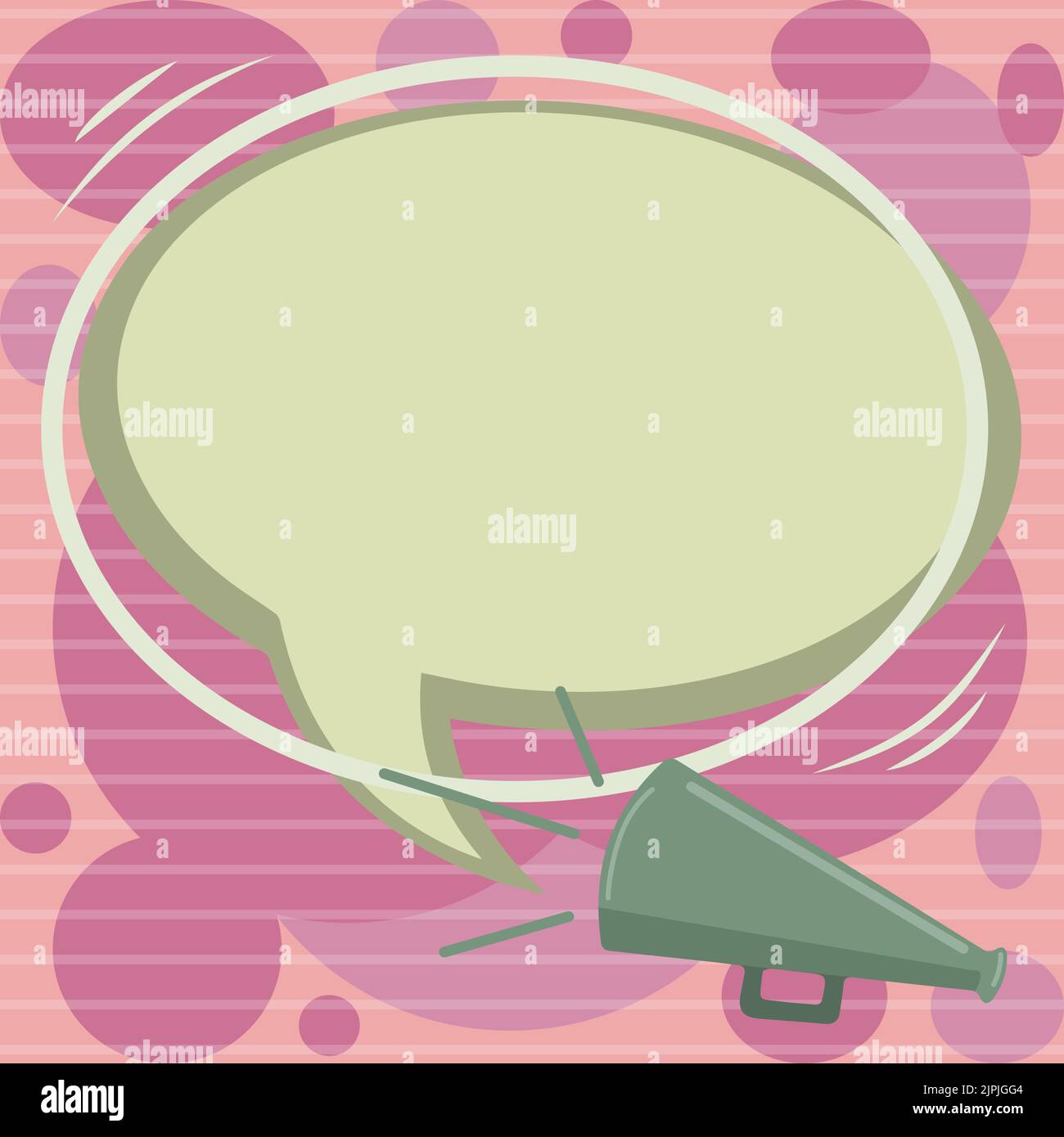 Illustration Of Hand Holding Megaphone Making Loudly Wonderful New ...