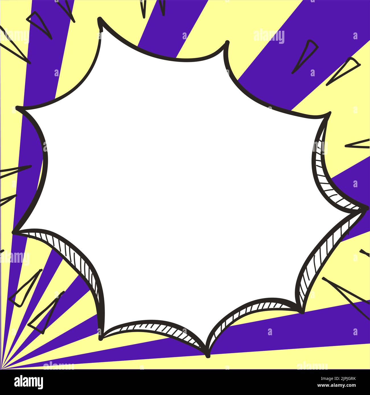 Comics Design Frames. Beautiful Photo Frame Set With Boom Bubbles For ...