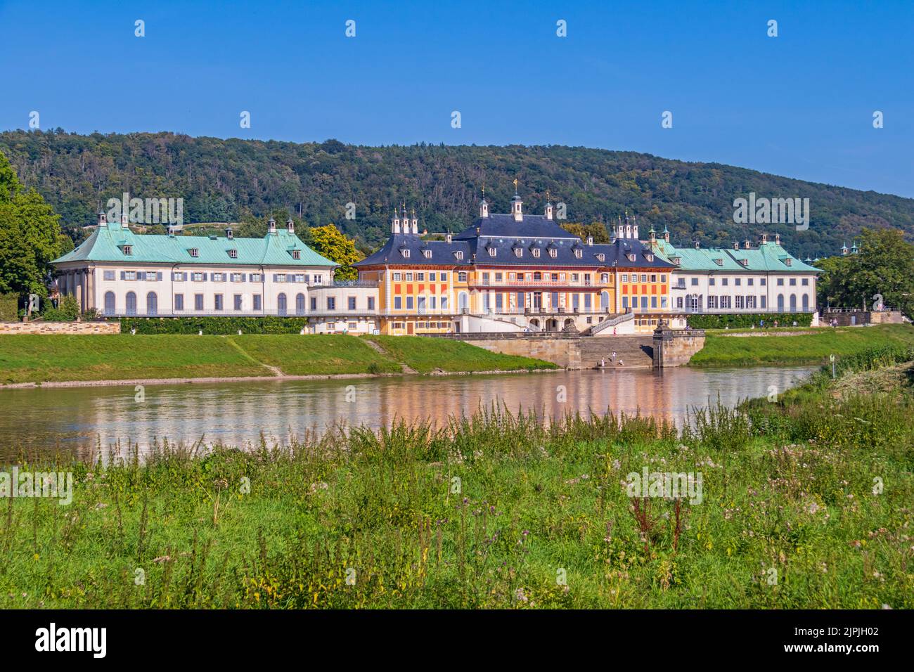 wasserpalais, castle pillnitz, schloss pillnitzs Stock Photo - Alamy
