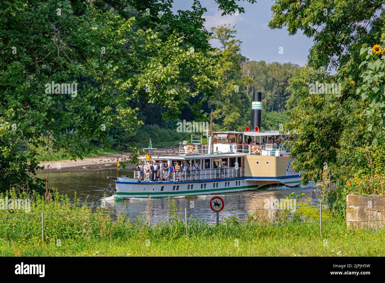 cruise ship, paddle wheel steamer, elbfahrt, cruise liner, cruise ships ...