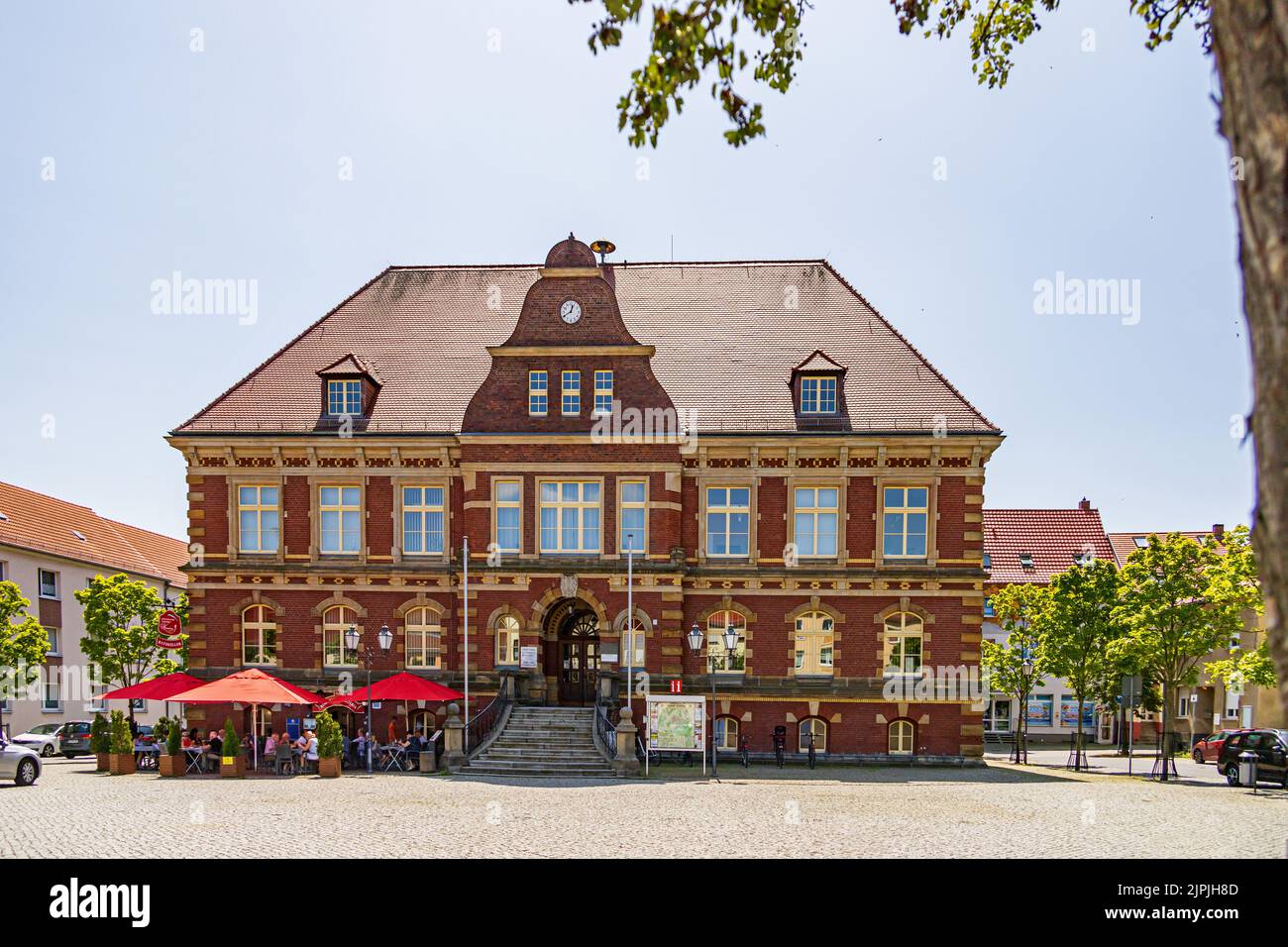 town hall, calau, town halls Stock Photo - Alamy