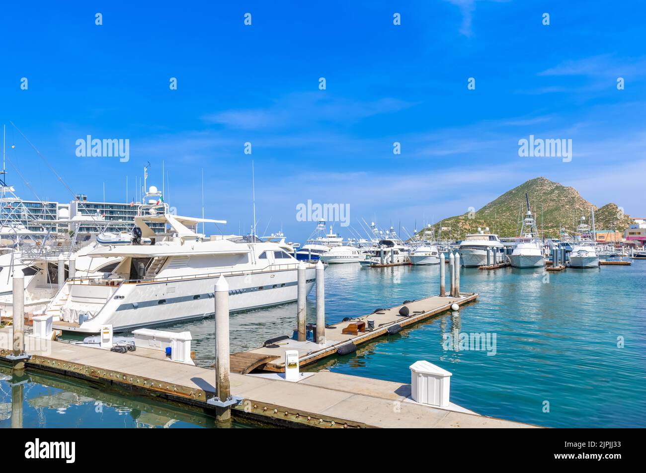 Mexico, marina and yacht club in Cabo San Lucas, Los Cabos, departure ...