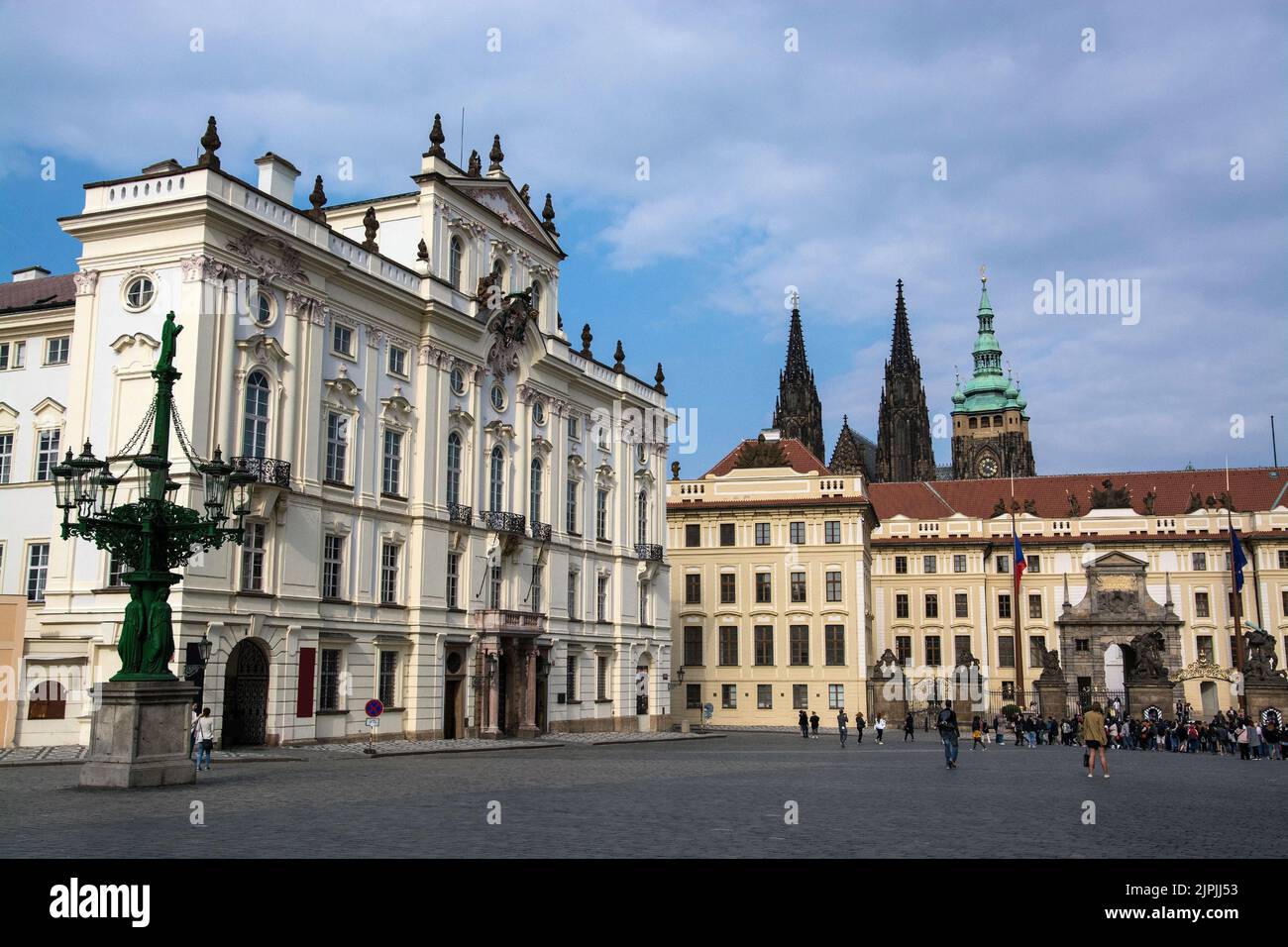 prague, archiepiscopal palace, pragues Stock Photo - Alamy