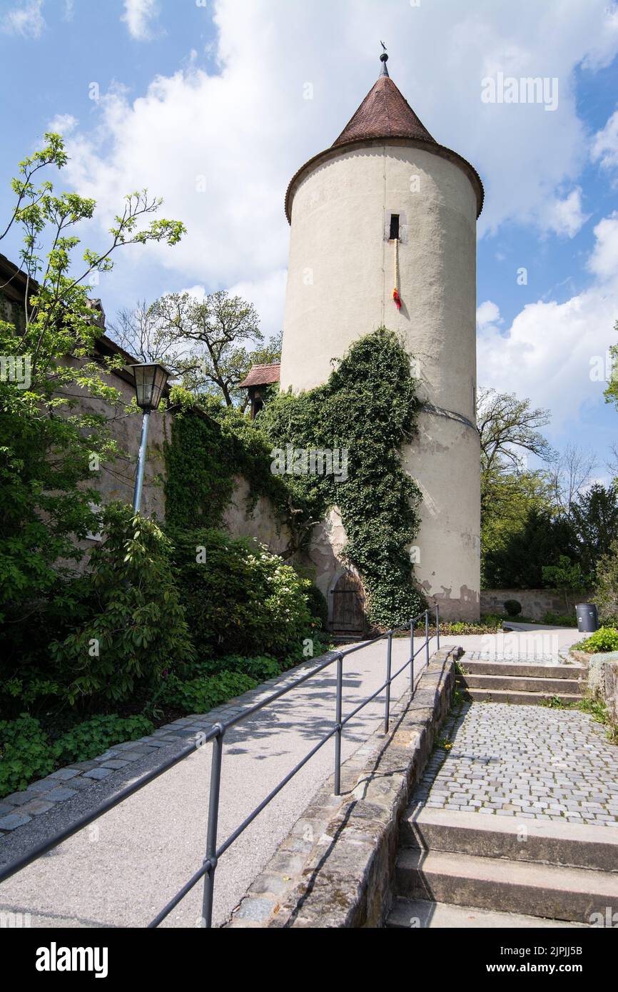 steeple, city wall, dinkelsbühl, steeples, tower, walls, dinkelsbühls ...