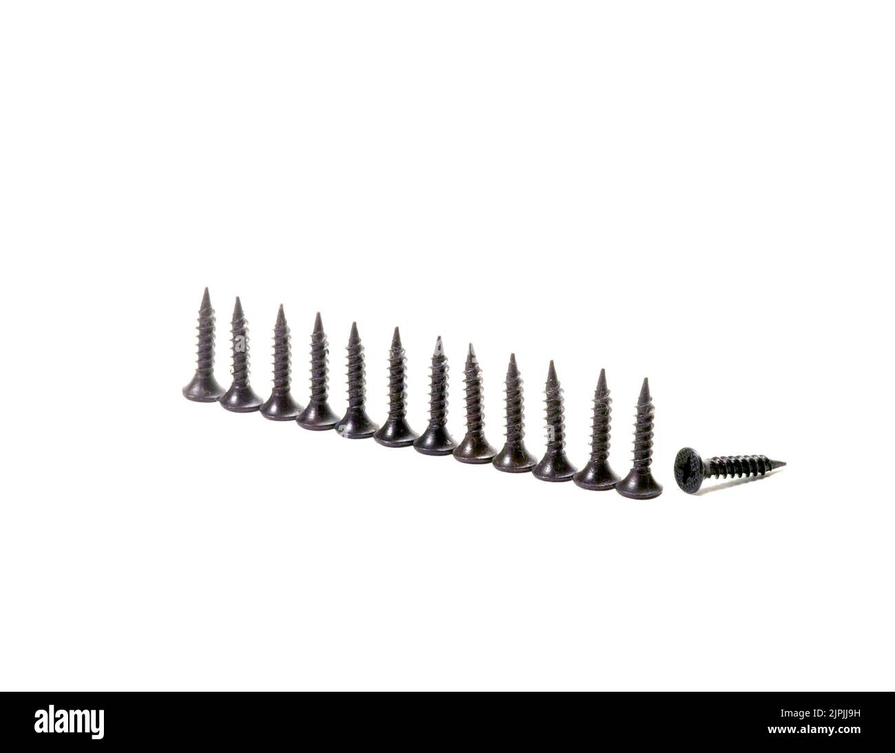 Line of screws hi-res stock photography and images - Alamy