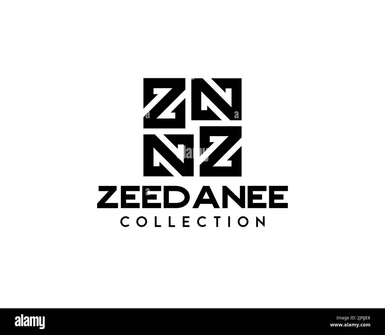 A creative logo with 'Zeed Anee Collection' text on a white background ...