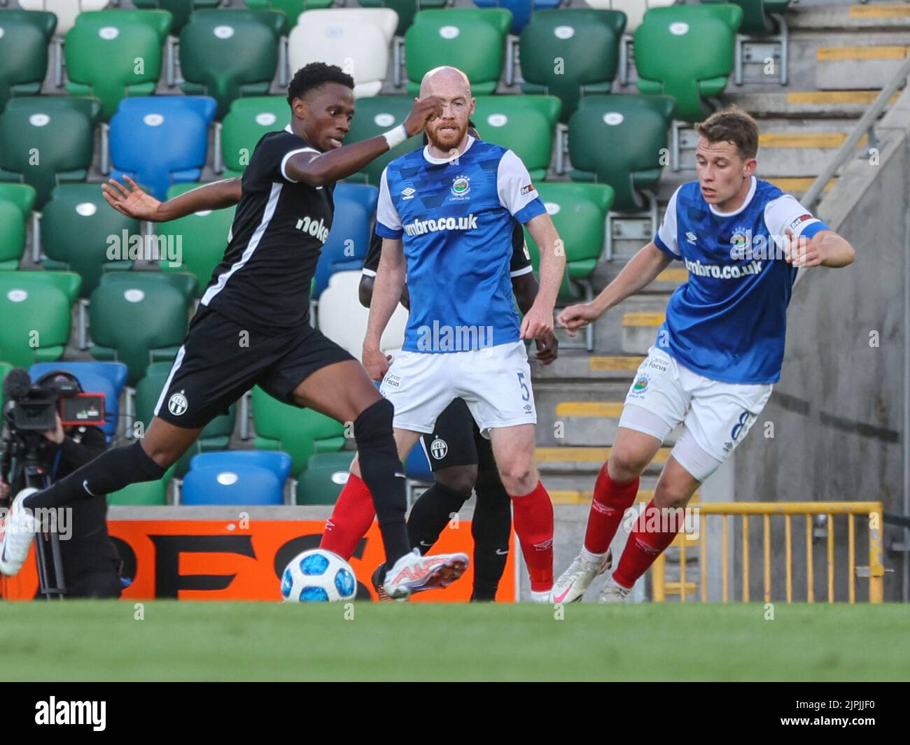 Windsor Park, Belfast, Northern Ireland, UK. 04 Aug 2022. UEFA Europa ...