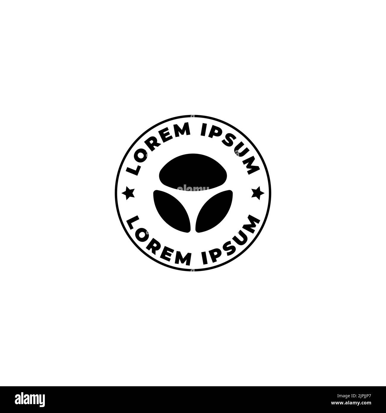 A creative ball logo with 'Lorem Ipsum' text on a white background ...