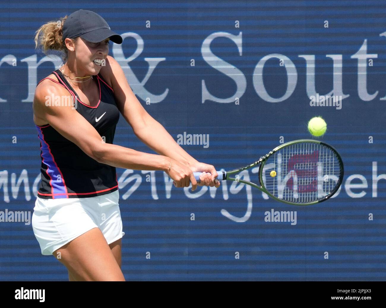 August 18, 2022: Madison Keys (USA) defeated Iga Swiatek (POL) 6-3, 6-4 ...