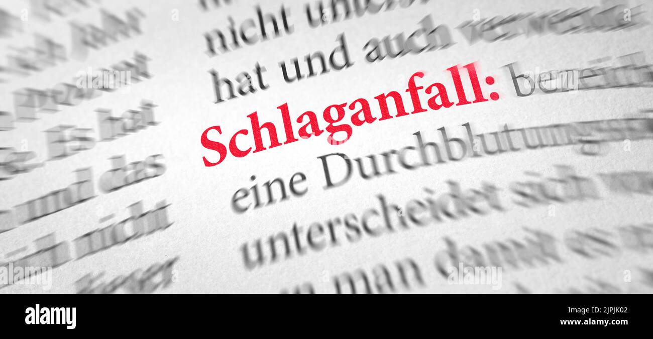 stroke, cerebrovascular accident, cva Stock Photo - Alamy