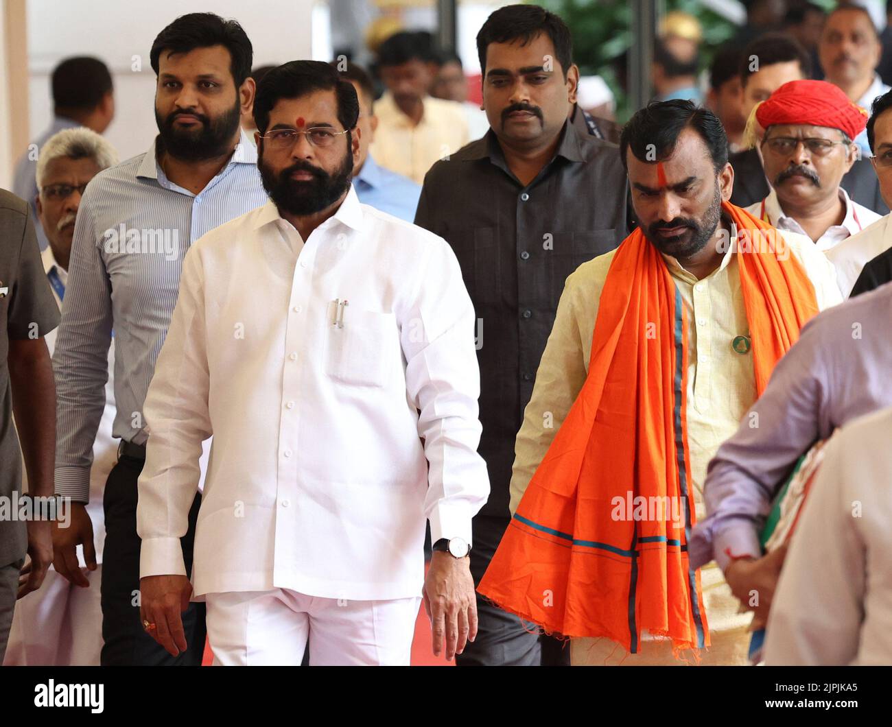 MUMBAI, INDIA - AUGUST 18: CM Eknath Shinde during the monsoon session ...
