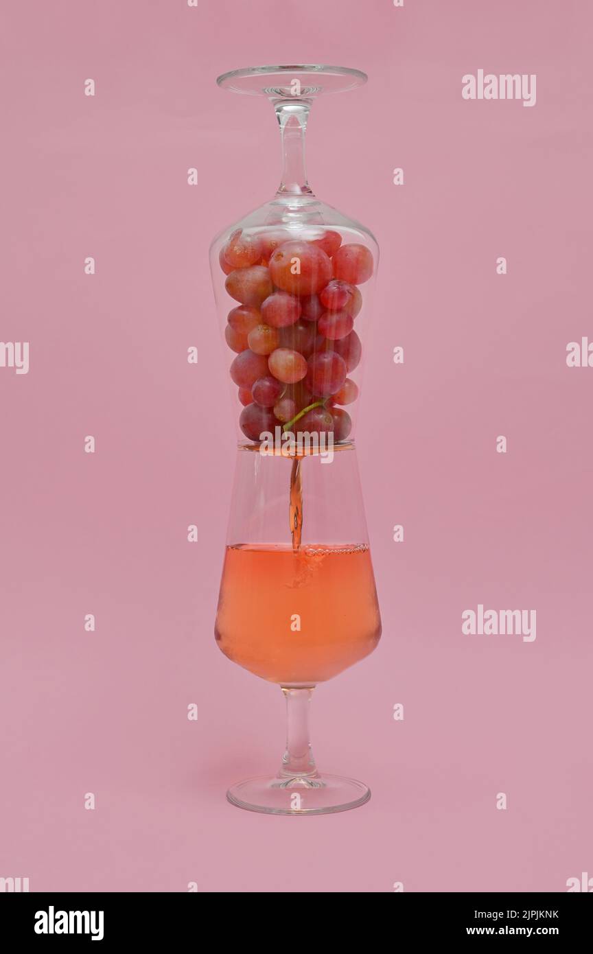 wine, wine press, rose wine, wines Stock Photo - Alamy