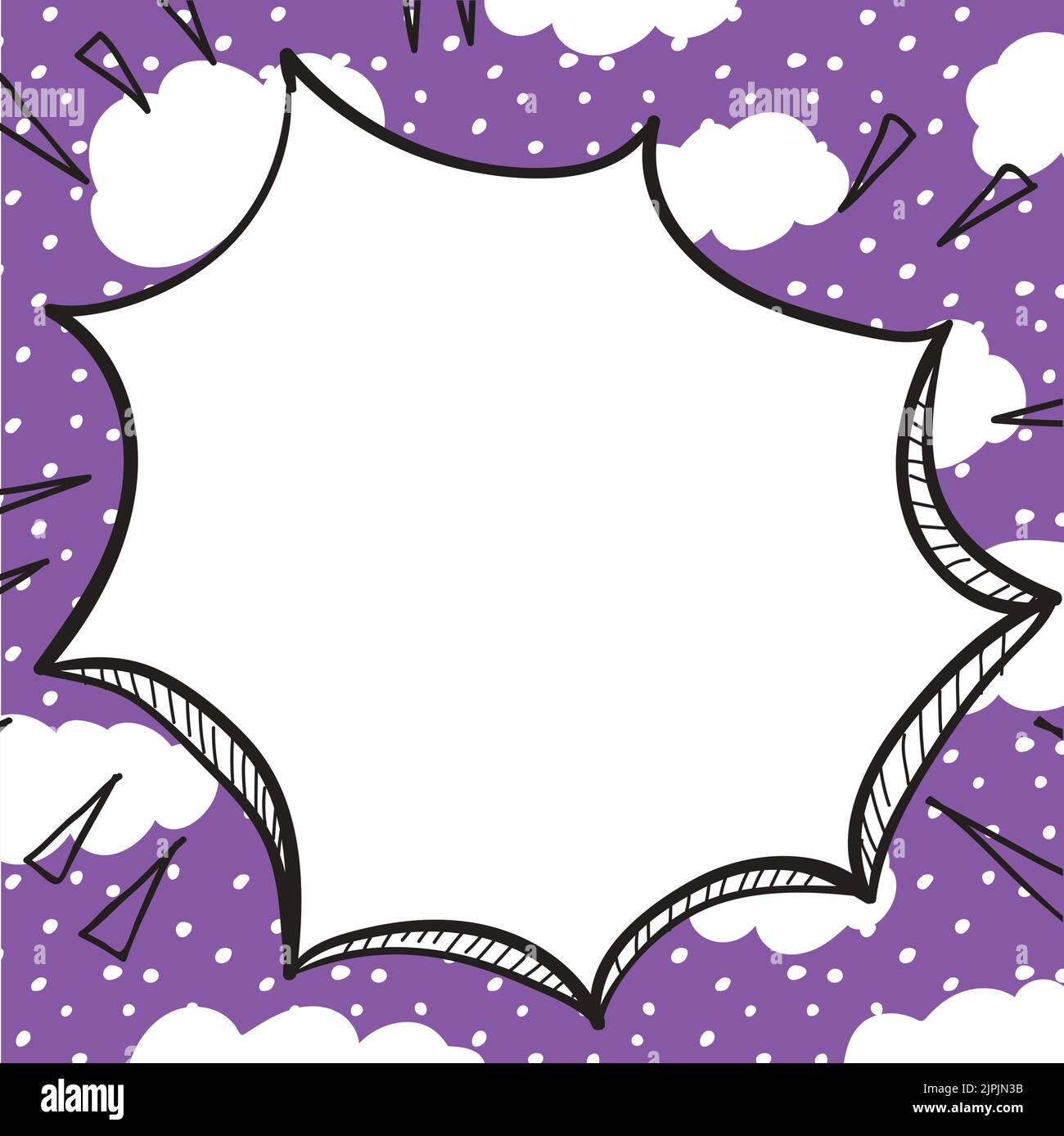 Comics Design Frames. Beautiful Photo Frame Set With Boom Bubbles For ...