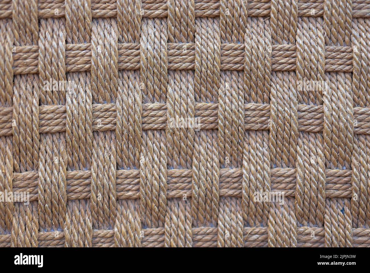detail of a braided rope chair seat texture Stock Photo - Alamy