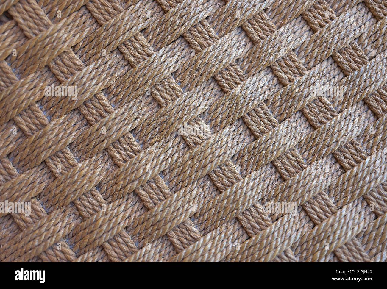 detail of a braided rope chair seat texture Stock Photo - Alamy
