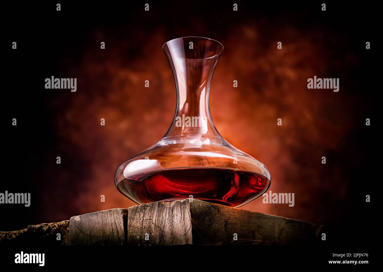 carafe, red wine, carafes, red wines Stock Photo - Alamy