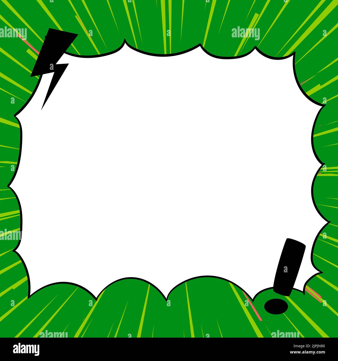 Comics Design Frames. Beautiful Photo Frame Set With Boom Bubbles For ...