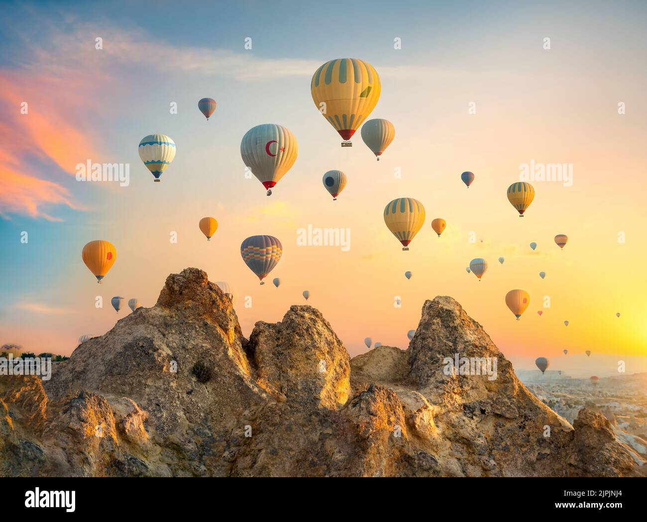 balloon ride, cappadocia, historischer nationalpark göreme, balloon ...