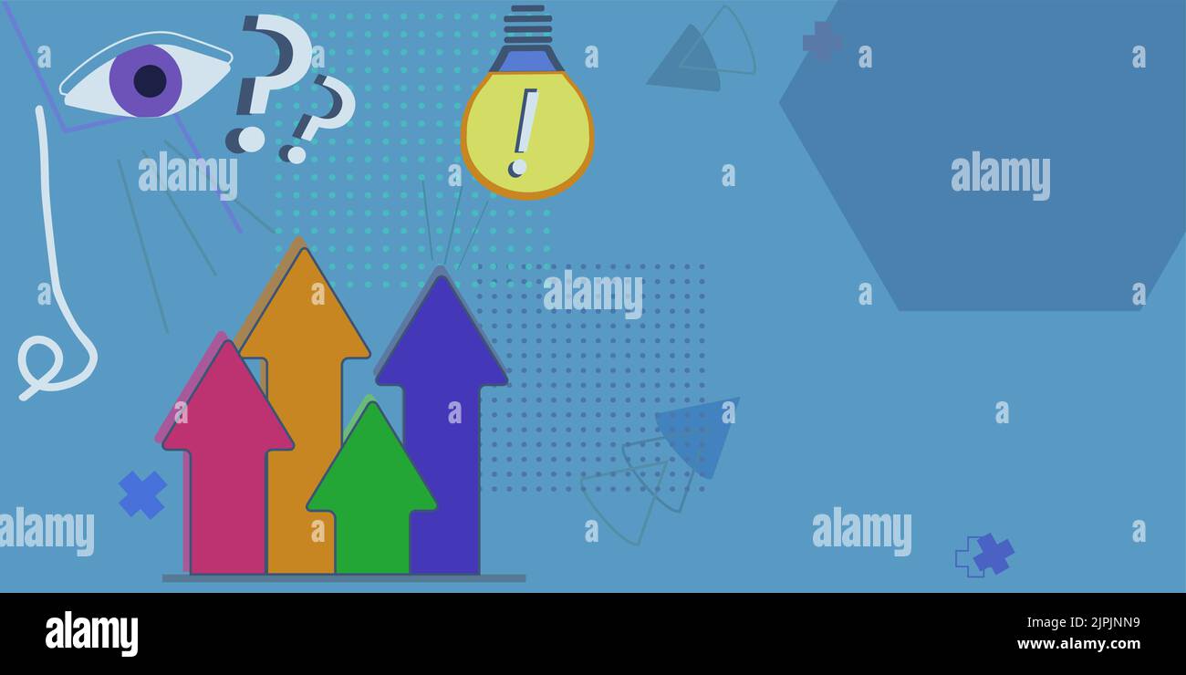 Arrow System Pointing Upwards Symbolizing Successful Project Completion ...