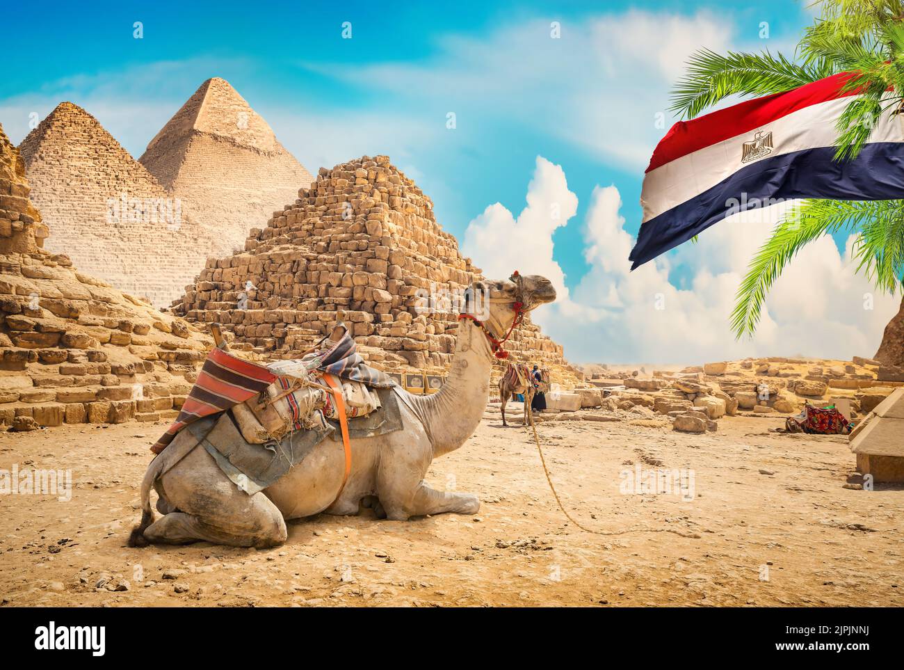flag, egypt, pyramid shape, camel, flags, egyptian, egypts, pyramid ...