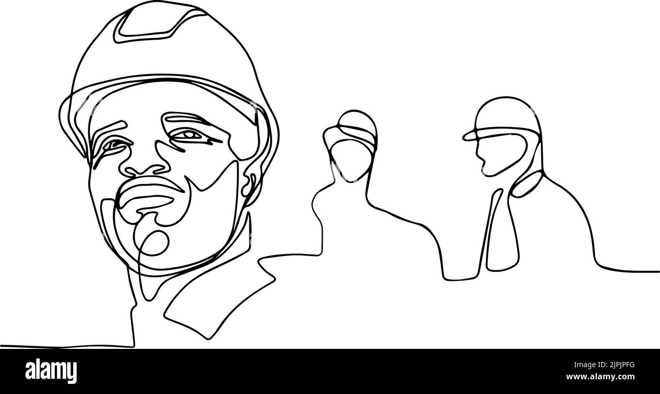 construction manager and engineer working on building site. Vector ...